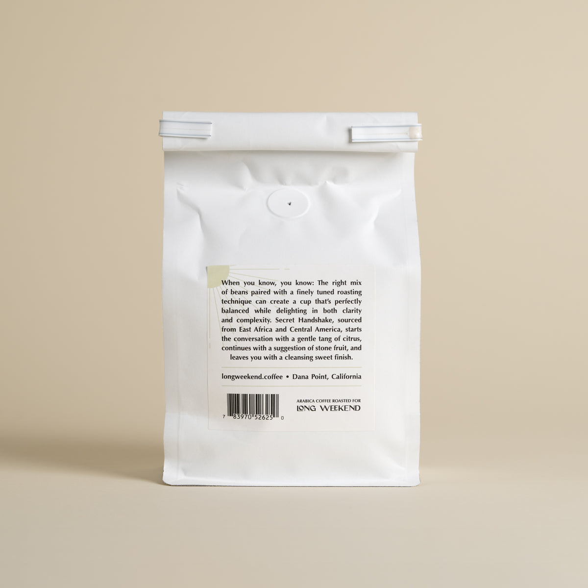 Secret Handshake – Long Weekend Coffee